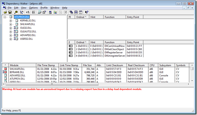 Developers Guide: View Native DLL Dependencies